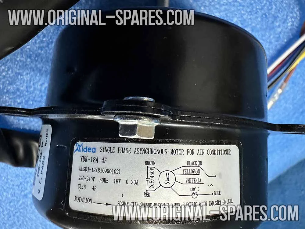 Купить Fun motor YDK-18A-4F for outdoor unit of air conditioner по цене ...